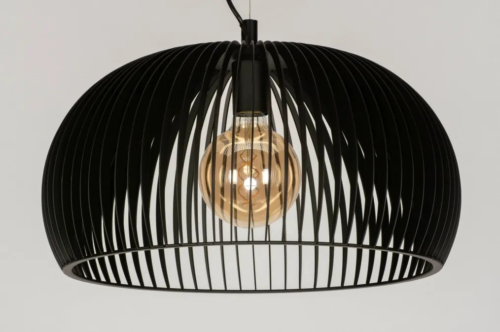 Závěsné designové svítidlo do obýváku Santora Nero Marco