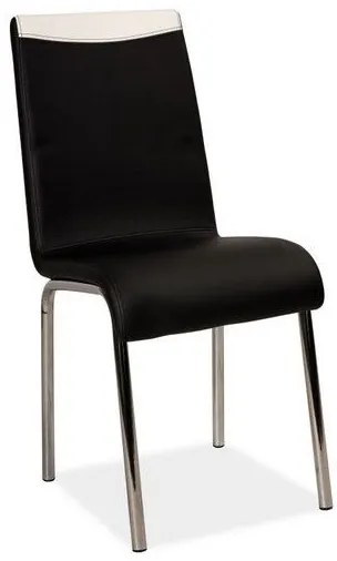 Jídelní židle H-161 - černá/bílá