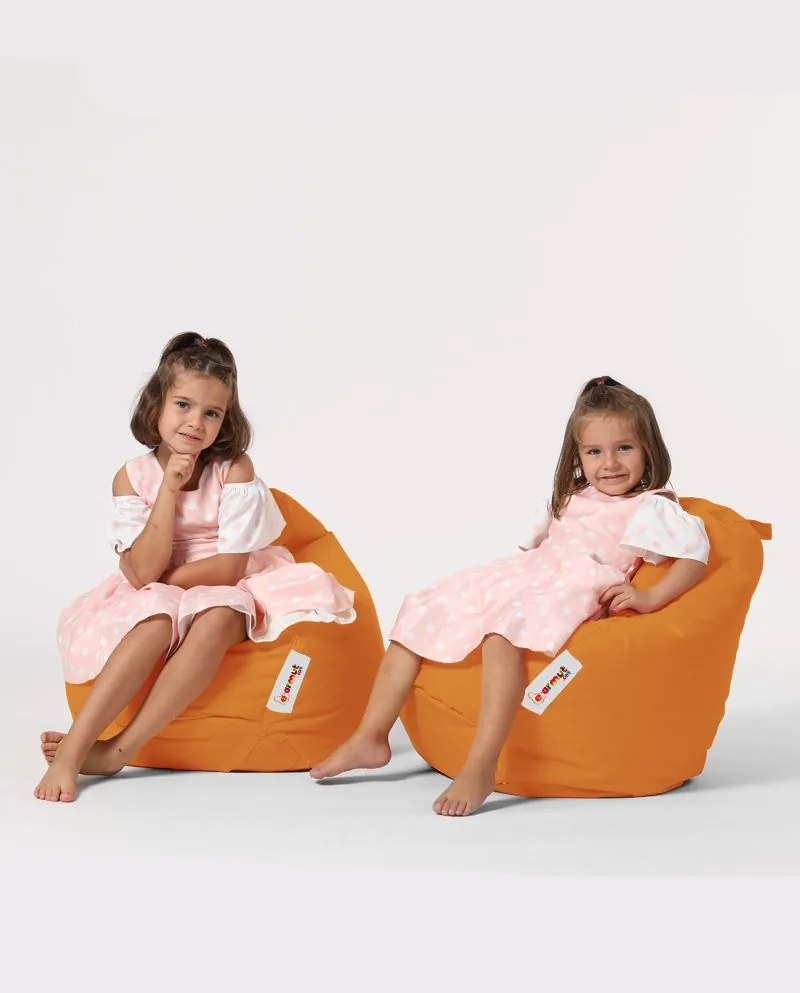 Atelier del Sofa Zahradní sedací vak Premium Kids - Orange, Oranžová