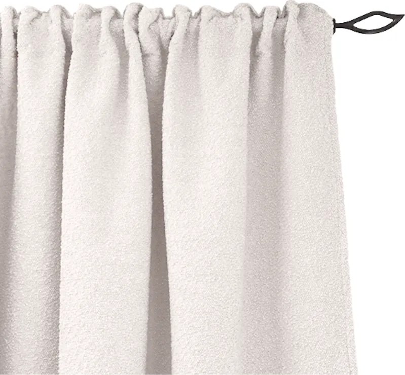 Závěs do dětského pokoje BOUCLÉ Zvolte barvu: Světle růžová, Zvolte rozměr: 140 x 280 cm (šířka x výška)