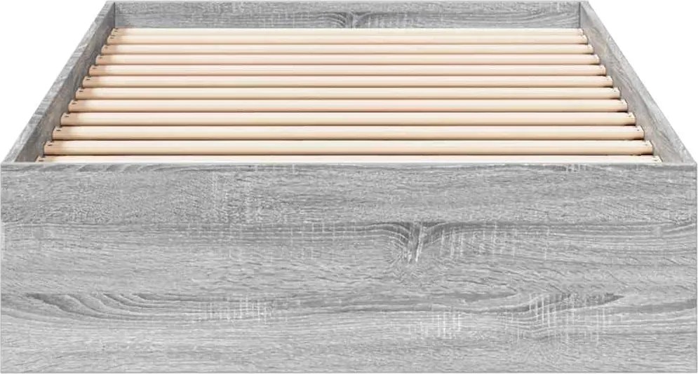 Rám postele se zásuvkami šedý sonoma 90x200 cm kompozitní dřevo 3280683