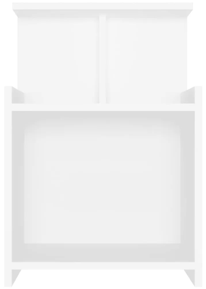 Noční stolky Barnes - 2 ks - 40x35x60 cm | bílé