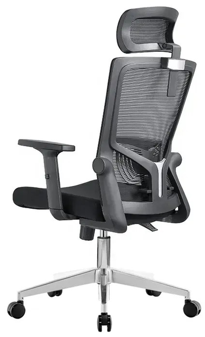 Kancelářská ergonomická židle Neoseat NOVELO — síť / látka, černá, nosnost 150 kg (rozbaleno)