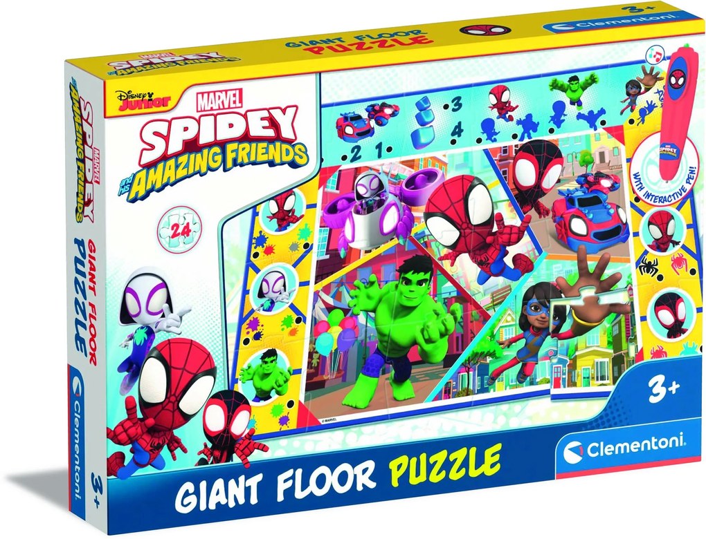 Puzzle clementoni velké puzzle marvel spidey