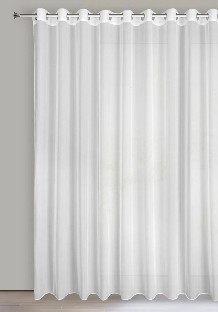 ZÁCLONA NA KROUŽCÍCH VENUS 300 CM X 250 CM CM BÍLÁ