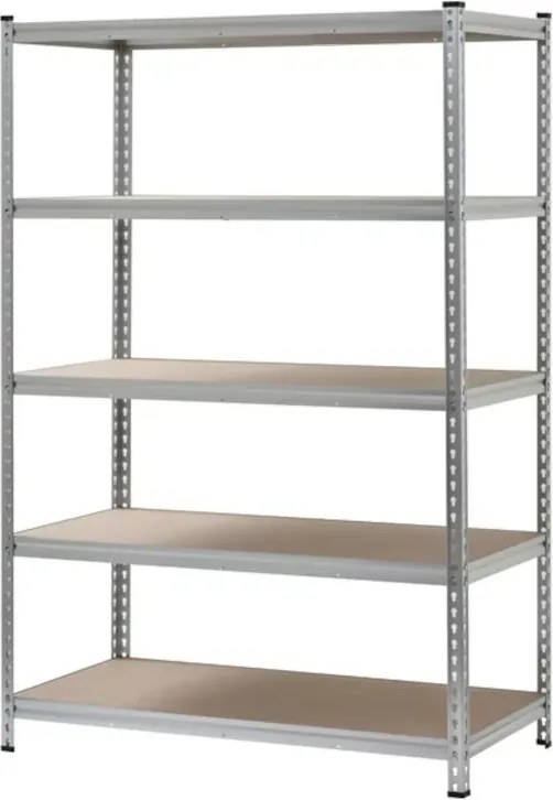 Fistar Regál 180x180x60 cm kovový zinkovaný 5-policový, nosnost 500 kg