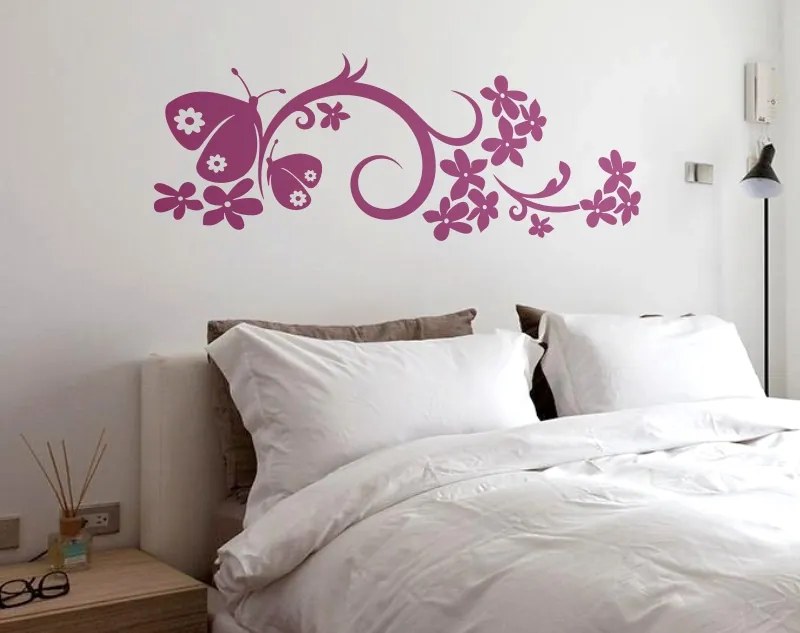 WALLVINIL Samolepky na zeď - Ornament 12 Barva: Mint, Velikost: 80x29 cm