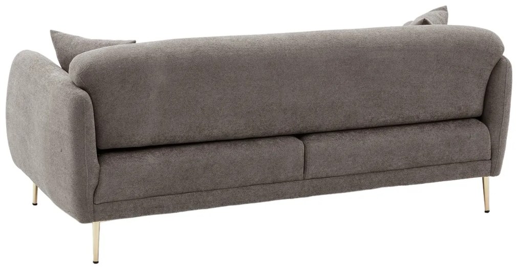 HANAH HOME Třímístná pohovka SIMENA šedá 210 cm 825BLC2838