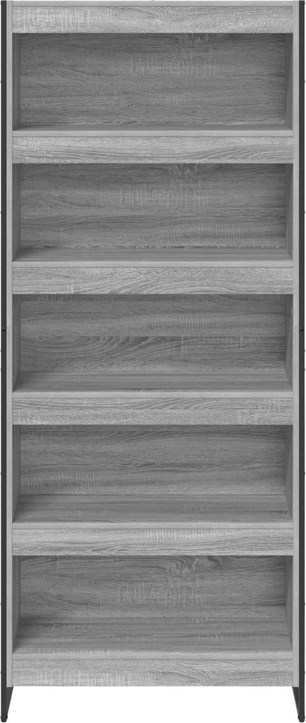 Knihovna 80 x 30 x 189,5 cm Kompozitní dřevo Šedá Sonoma 3403013