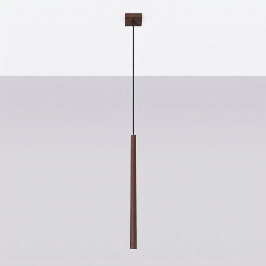 Sollux Lighting Závěsné svítidlo PASTELO 1 hnědé