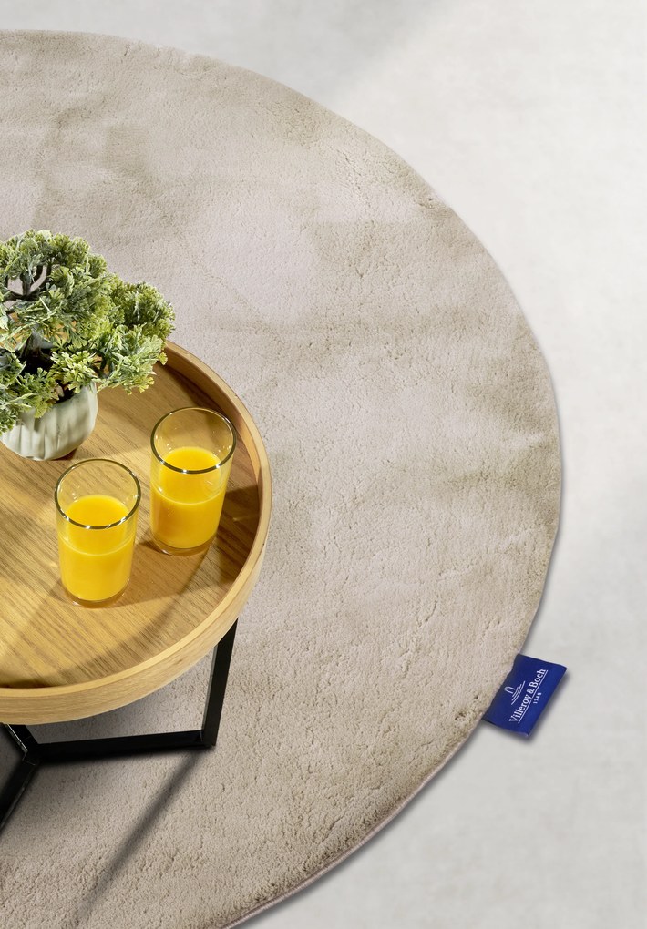 Villeroy & Boch Kusový koberec 106159 Beige kruh, 160x160 (průměr) kruh, béžová, ložnice