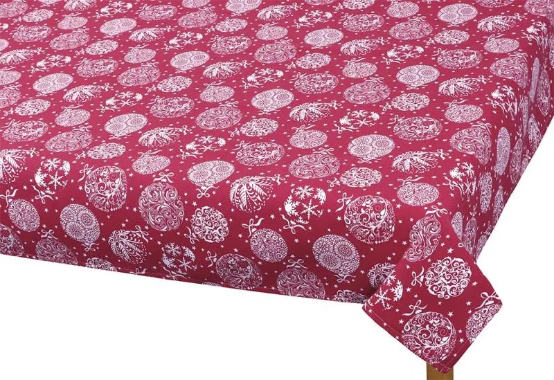 Bellatex Ubrus VÁNOCE Červená,Béžová 120x140 cm