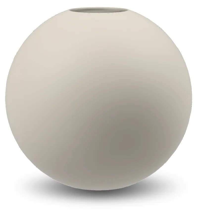 Cooee Design, Kulatá váza Ball Shell | krémová Velikost: 20 cm HI-028-03-SH