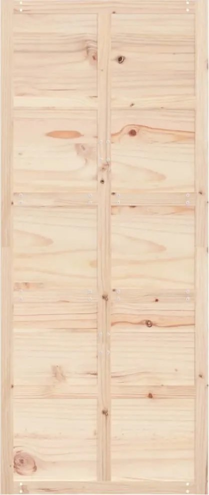 vidaXL Posuvné dveře 90 x 1,8 x 214 cm masivní borové dřevo [824633] Barva: Přírodní