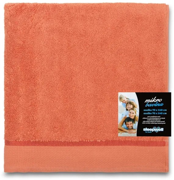 SVITAP sleep well Ručník Star 450 g/m2  Ručník Star 50x100 cm oranžová