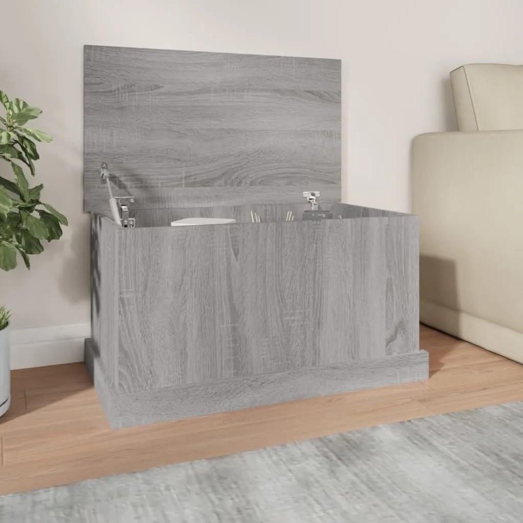 vidaXL Úložný box 70 x 40 x 38 cm kompozitní dřevo [816505] Barva: Betonová šedá