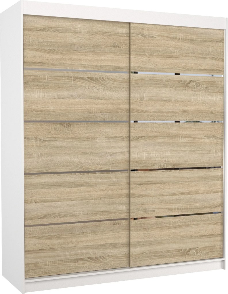 ADRK Furniture Posuvná skříň SPECTRA 180 SW-SPE-W+S-180+A299
