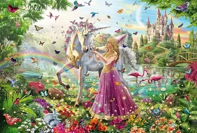 SCHMIDT Puzzle Víla v magickém lese / 200 dílků / 43,2 × 29,1 cm