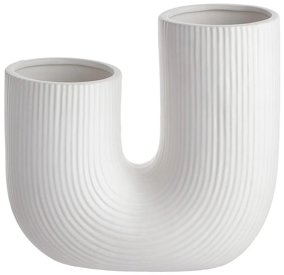 TUBE Váza rýhovaná 23 cm