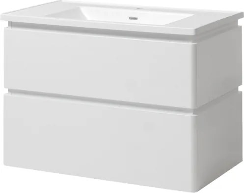Lavedo Lion II 60 White koupelnová skříňka s umyvadlem z litého mramoru