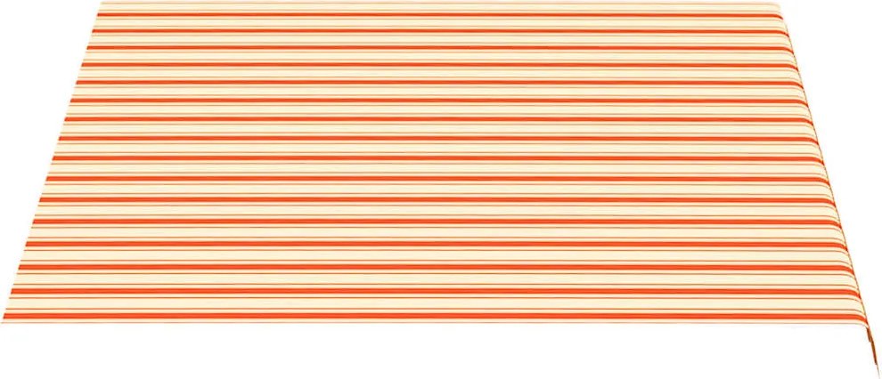 Náhradní plachta na markýzu žlutá a oranžová 300 x 250 cm polyesterová 312015