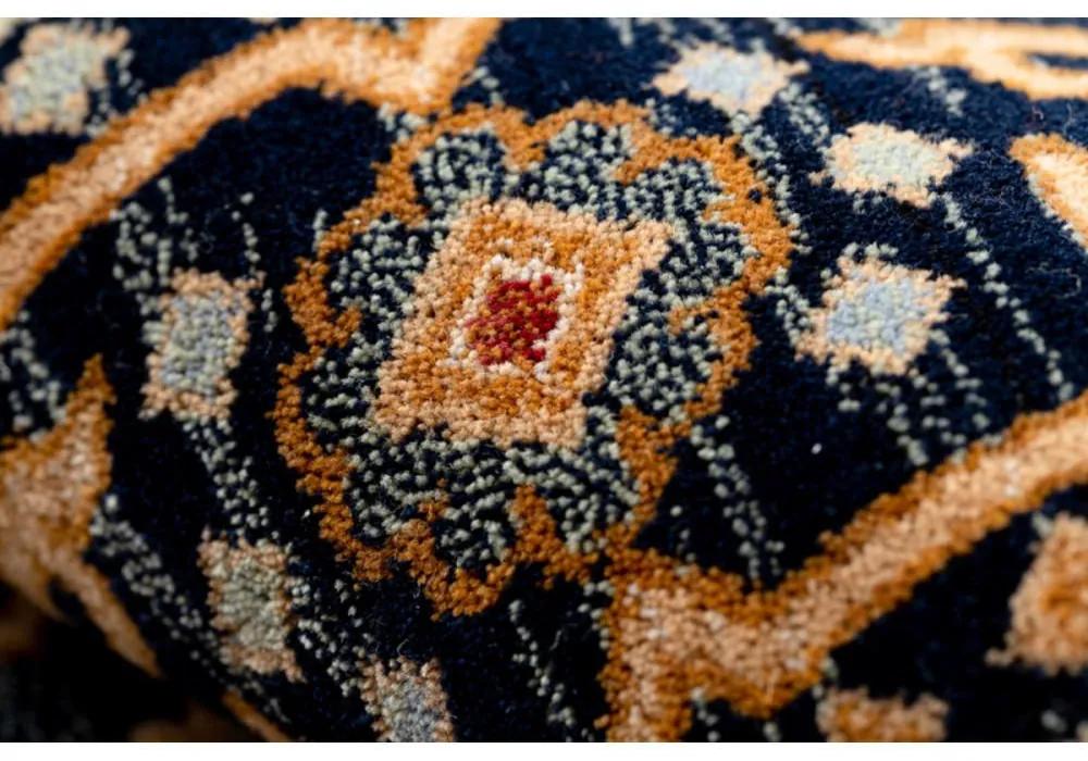 Vlněný kusový koberec Kars modrý 120x145cm