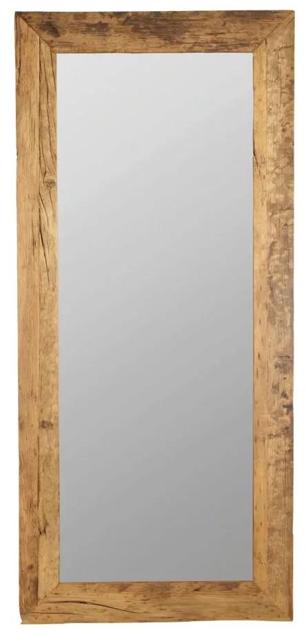 House Doctor, Zrcadlo se širokým rámem Pure Nature, 95 x 210 cm | přírodní