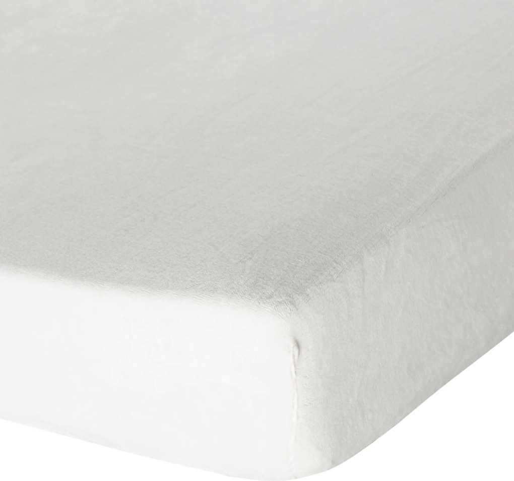 FLEECOVÉ PROSTĚRADLO FLANO 140X200 CM KRÉMOVÉ