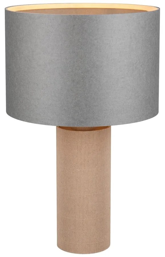 Šedo-béžová stolní lampa (výška 48 cm) Canio – Trio