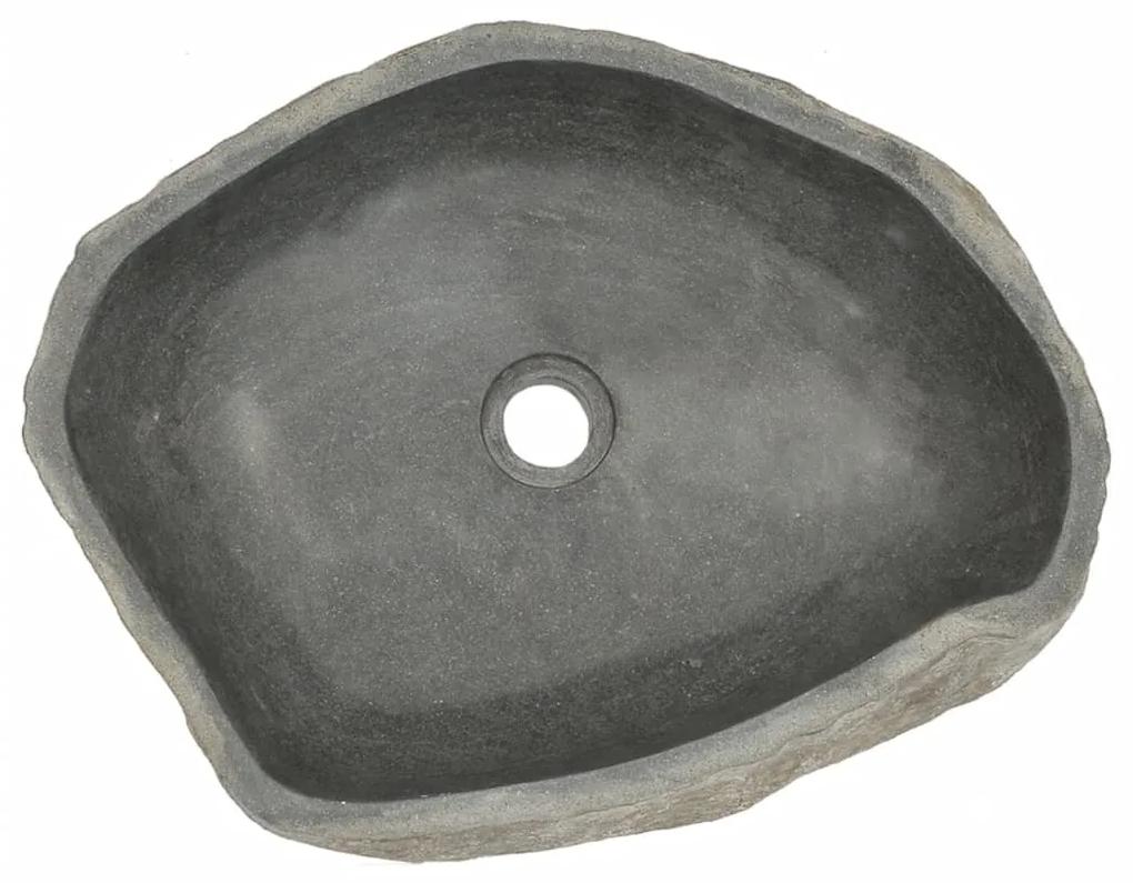Umyvadlo z říčního kamene Douglas - oválné | 45–53 cm