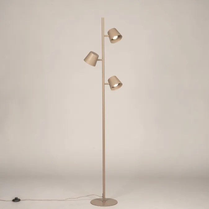 Stojací lampa Snap Fosca Dark Taupe Trio
