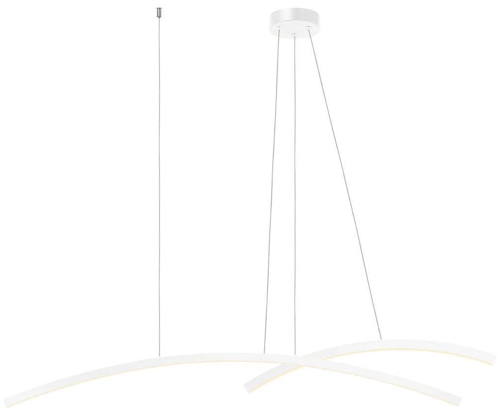 Zambelis 20129 závěsné stmívatelné LED svítidlo bílé, 48W, 3000K, 160cm