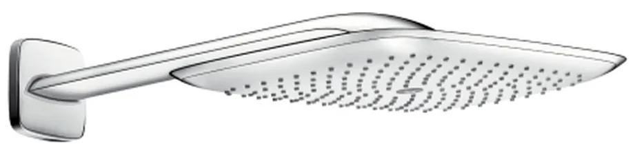 Hansgrohe PuraVida - Hlavová sprcha 400 mm se sprchovým ramenem 387 mm, 1jet, chrom 27437000