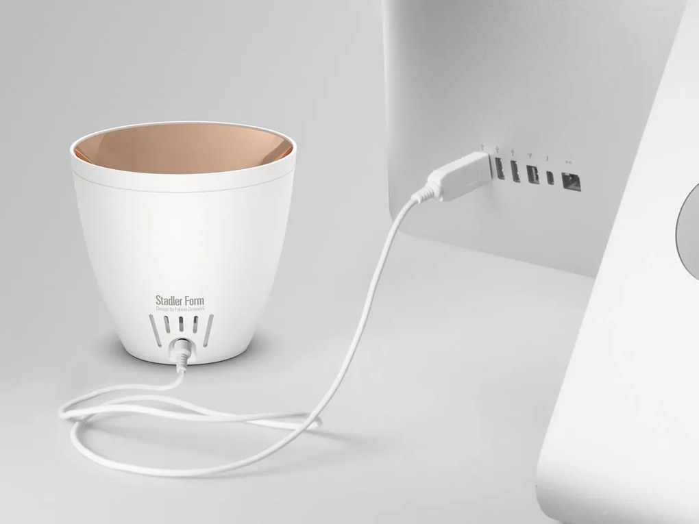 Stadler Form ultrazvukový aroma difuzér ZOE s napájením do zásuvky nebo USB, bílá