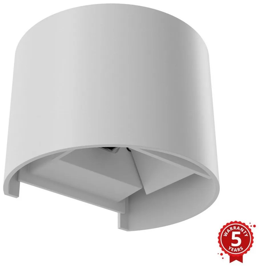 APLED | APLED - LED Venkovní nástěnné svítidlo OVAL LED/3W/230V  IP65 bílá | AP0056