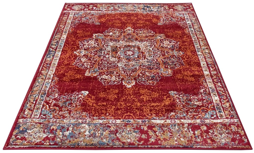 Hanse Home Collection koberce Kusový koberec Luxor 105638 Maderno Red Multicolor - 140x200 cm