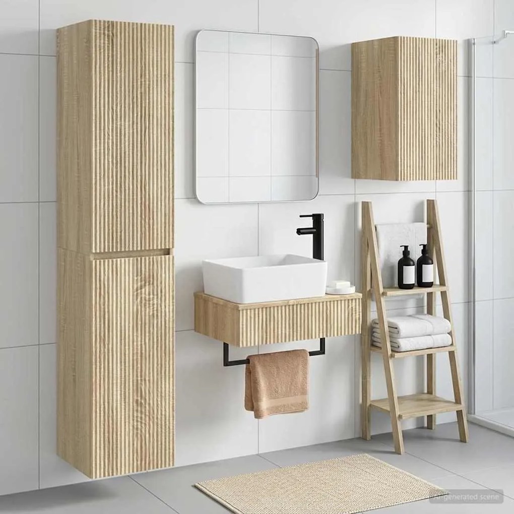 Sada koupelnového nábytku 3 ks Dub sonoma 33 x 34,5 x 160 cm 3406055