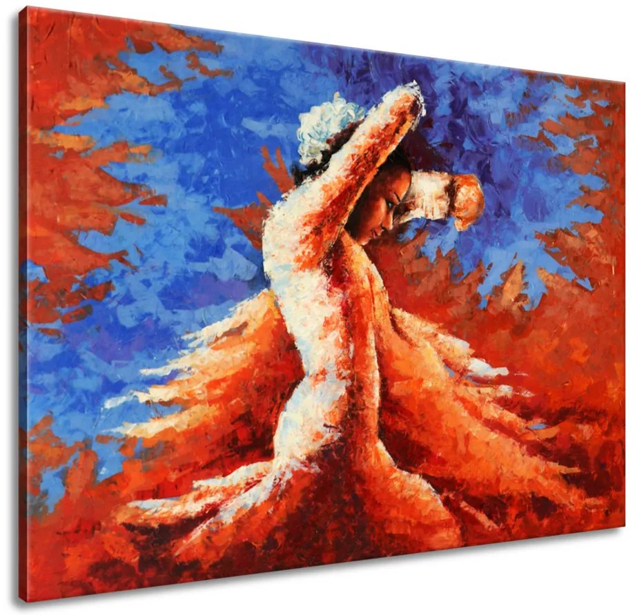 Gario Ručně malovaný obraz Tajemný tanec Rozměry: 120 x 80 cm