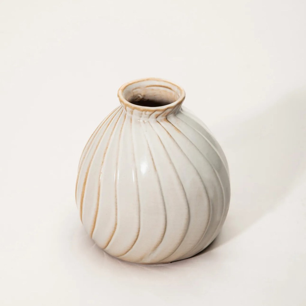 Vase Sand Ripple 10x10x11 cm