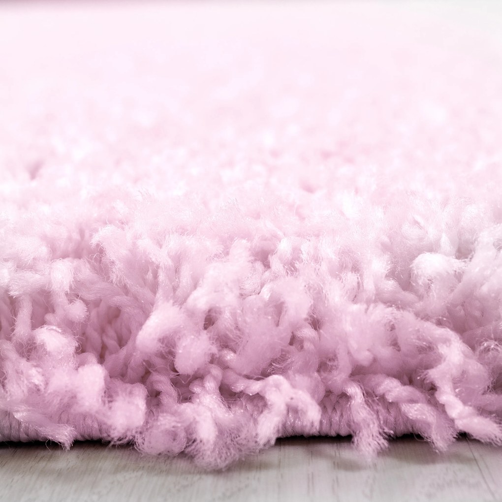 Ayyildiz, Kusový koberec Life Shaggy 1500 pink, 240x340, růžová, ložnice