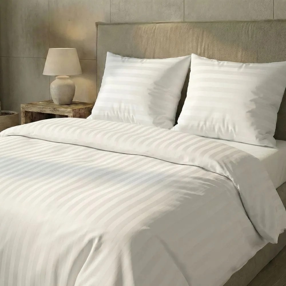 Kvalitex Hotelové povlečení atlas grádl 20mm se zipem 1x 140/220, 1x 70/90cm