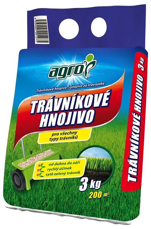 AGRO Trávníkové hnojivo 3 kg