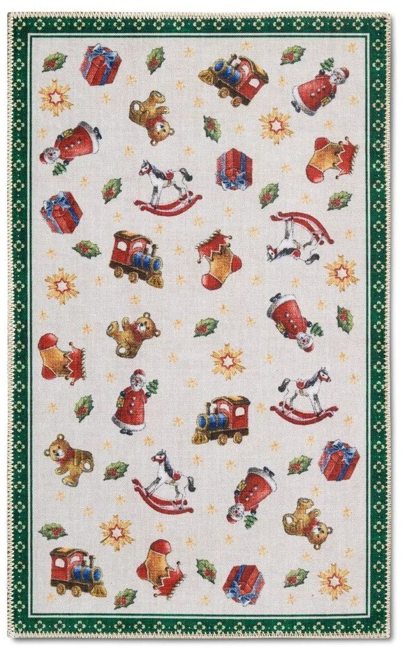 Zelený koberec s vánočním motivem 50x80 cm Green Christmas – Villeroy&amp;Boch