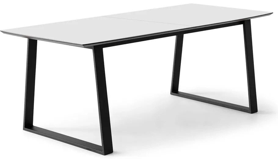 Rozkládací jídelní stůl s bílou deskou a přídavnou deskou 100x210 cm Meza – Hammel Furniture