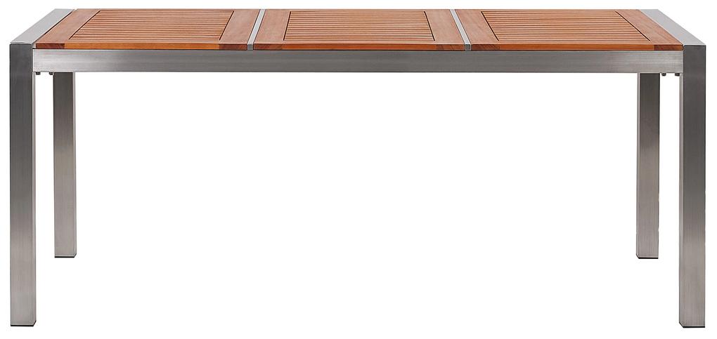 Dřevěný zahradní stůl eukalyptusový 180 x 90 cm, GROSSETO Beliani