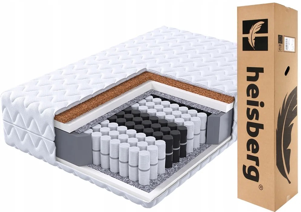 Matrace 160x200 taštičková 7 pocket zón HOUSE MAX kokos H3/H4 HEISBERG