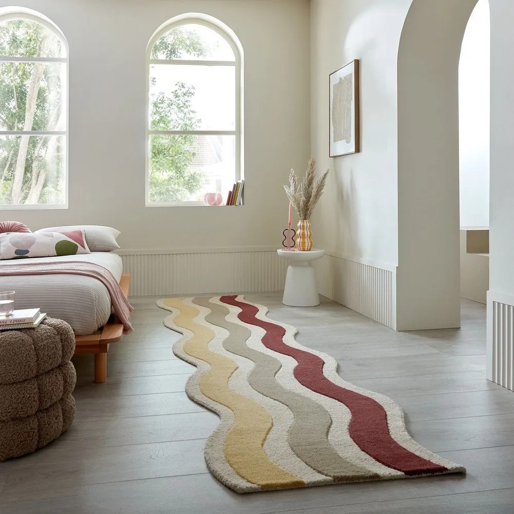 Ručně tkaný vlněný běhoun 80x300 cm Cascade Wool – Flair Rugs