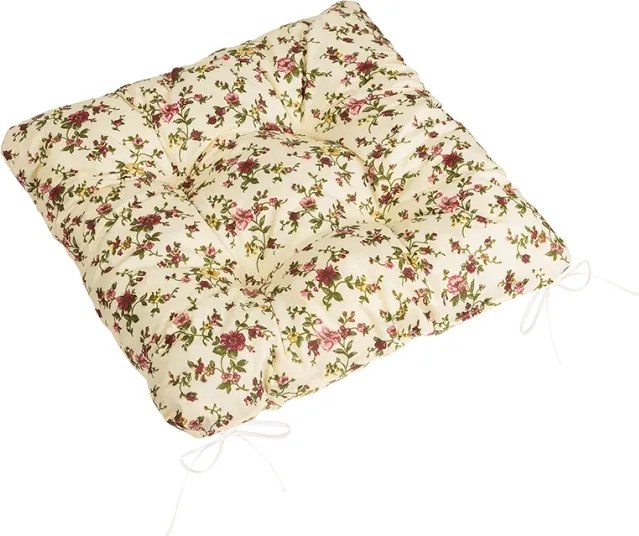 Bellatex Sedák Adéla prošívaný 40x40 cm Růžička Růžová