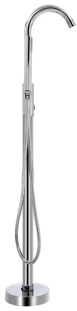 Volně stojící vanová baterie nerezová ocel 118,5 cm