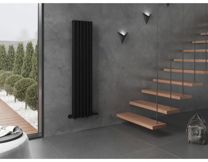 Mexen Dallas, topné těleso 1600 x 360 mm, 1039 W, černá, W214-1600-360-00-70